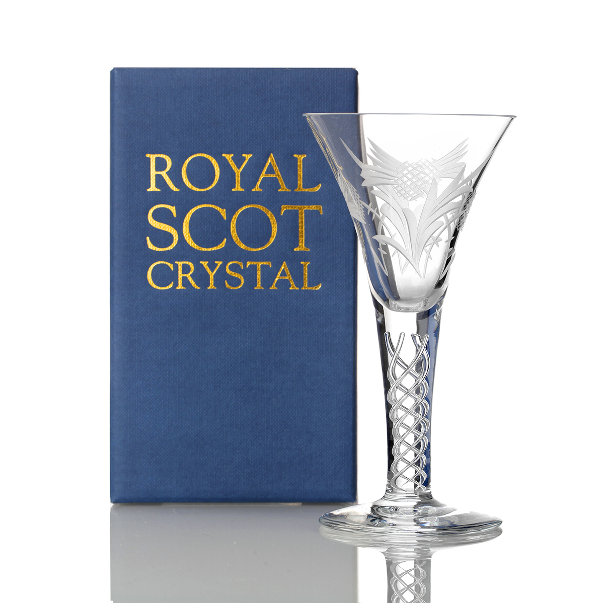 Jacobean Air Twist - Flower Of Scotland - Jakobiten Whisky Glas aus ...