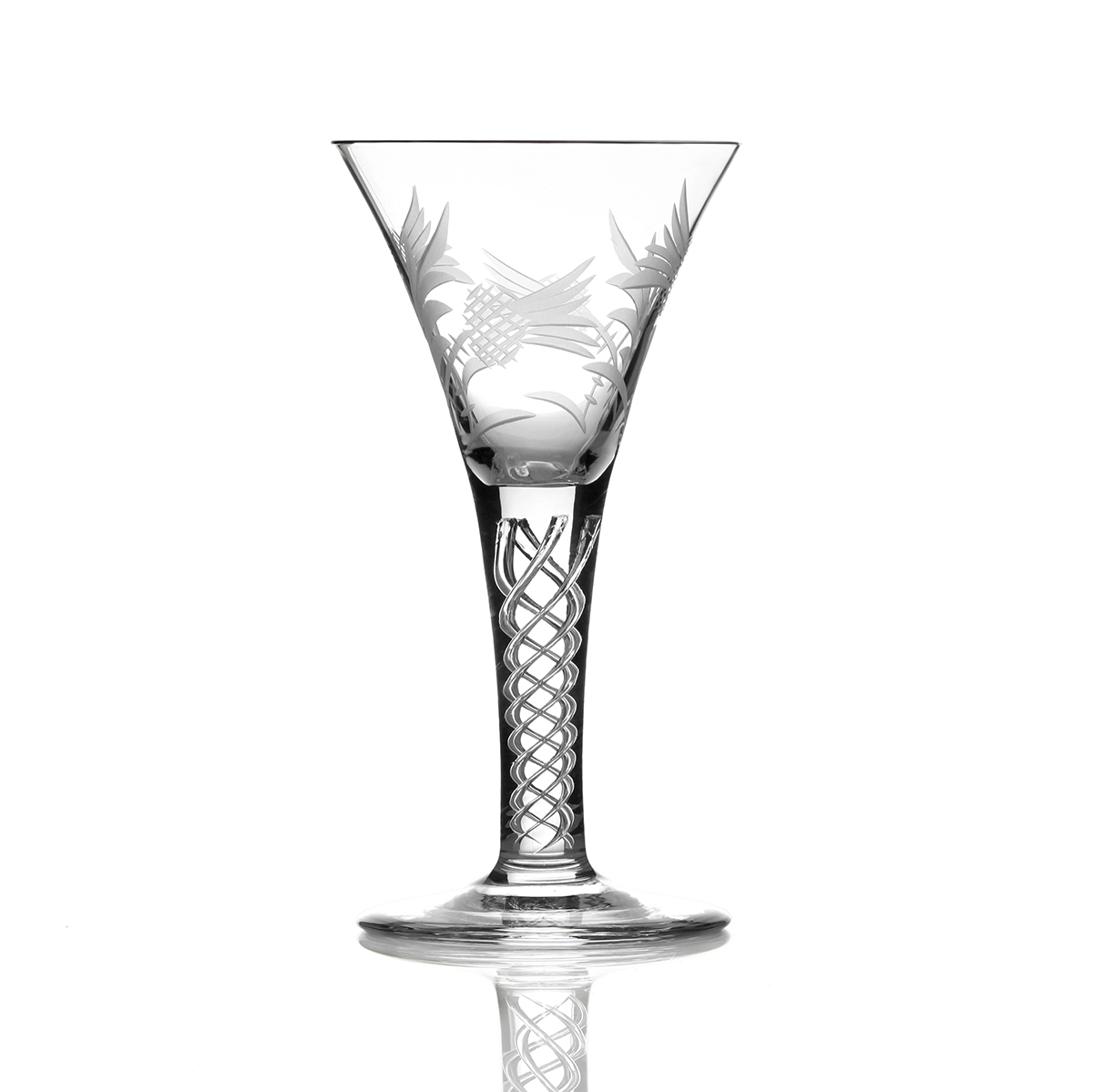 Jacobean Air Twist - Flower Of Scotland - Jakobiten Whisky Glas aus ...