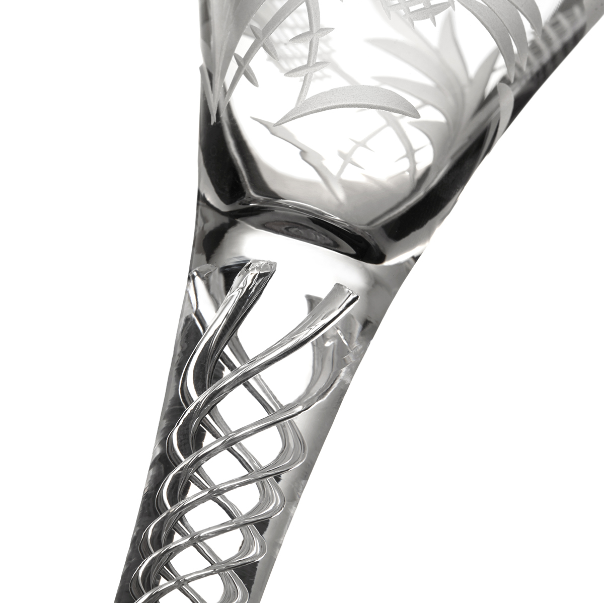 Jacobean Air Twist - Flower Of Scotland - Jakobiten Whisky Glas aus ...