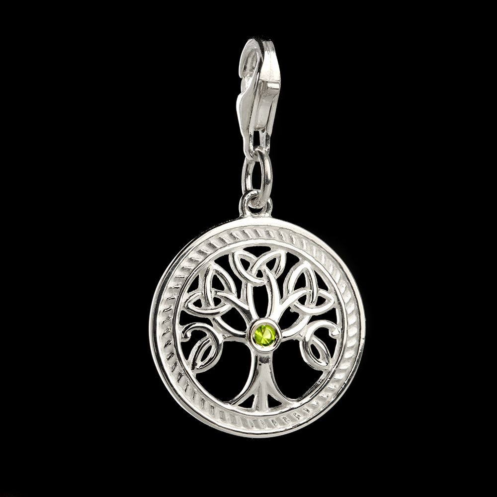 Celtic Tree Of Life - Keltischer Lebensbaum Charm - Sterling Silber aus Irland